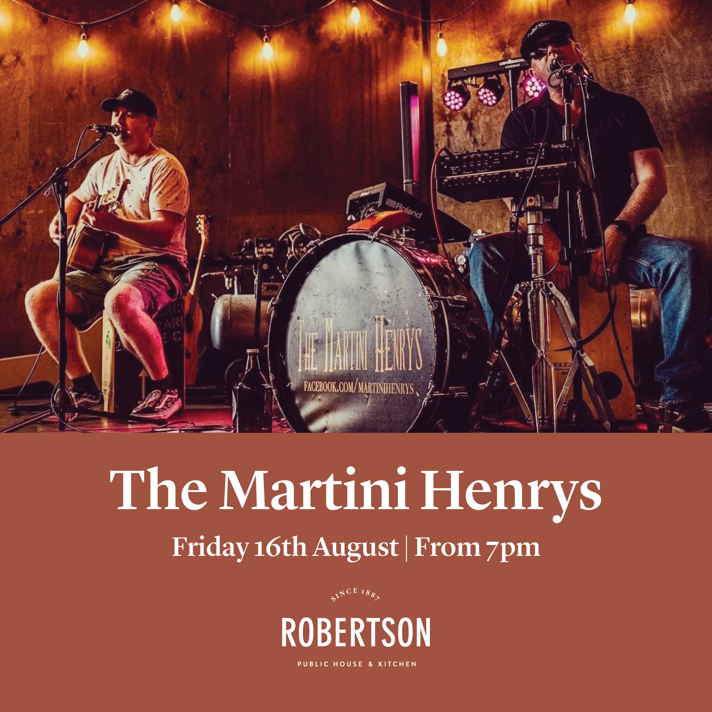 Live Music / The Martini Henrys - Robertson Public House & Kitchen ...